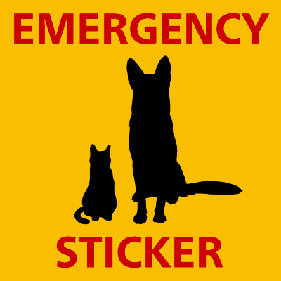 Emergency Sticker - IN CASE OF EMERGENCY